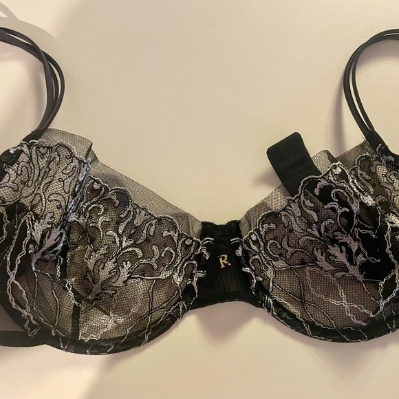 Ritratti | Intimates & Sleepwear | Ritratti Blackwhite Lace Bra New ...